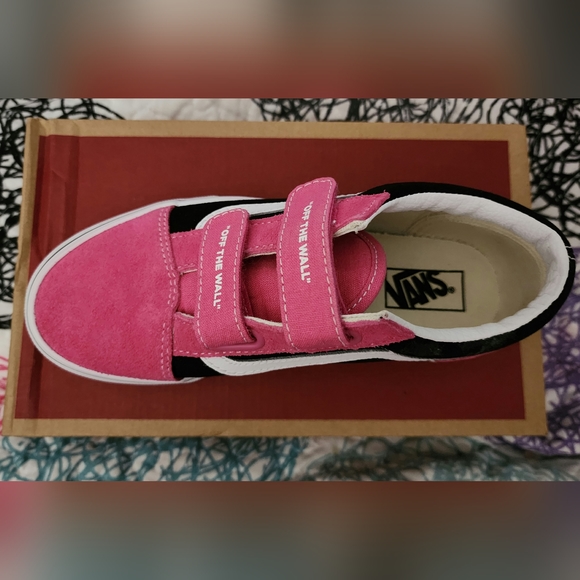 Vans | Shoes | Old School Black Pink And White | Poshmark